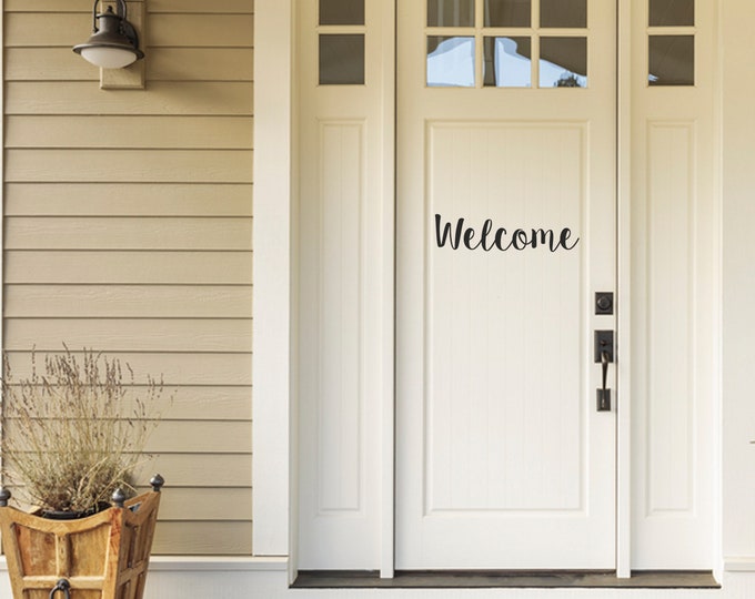 Hello Door Decal Hello Sticker Hello for Front Door Hello - Etsy