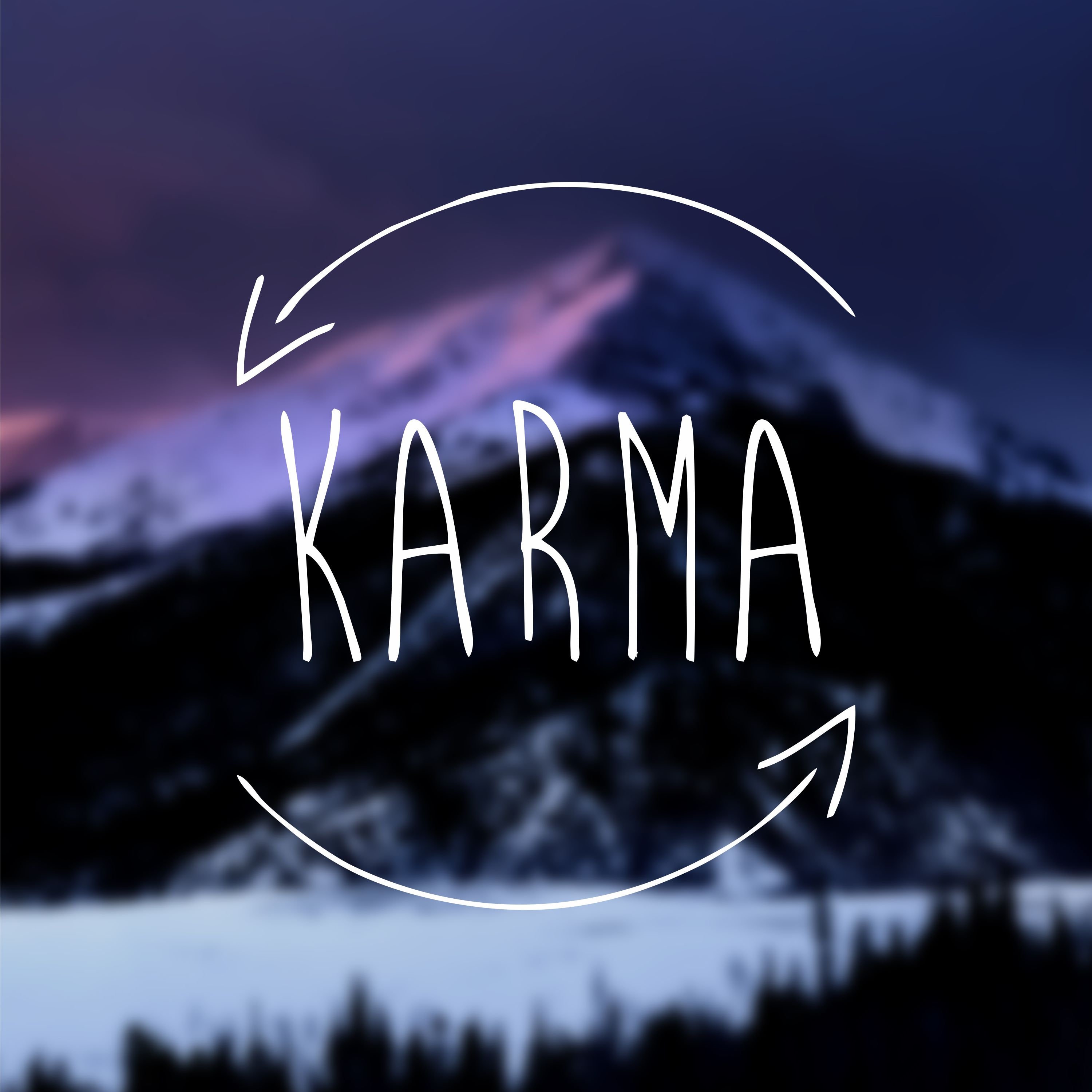 Karma Decal: Inspirational Vinyl Sticker - Etsy