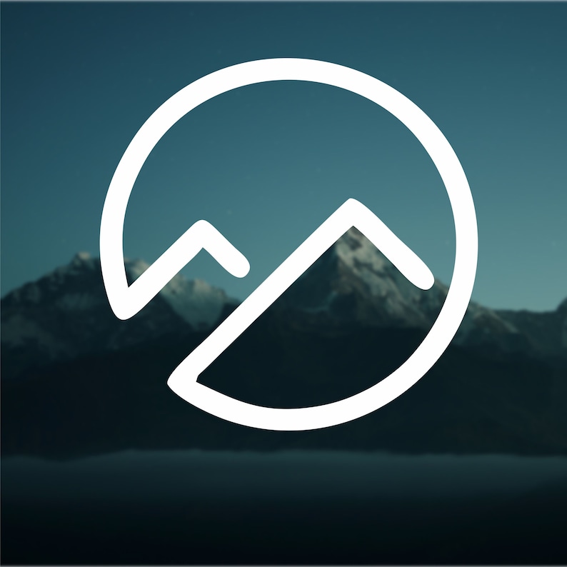 Mountain Waves Audio Wave Wave Decal Vinyl Decal Sticker | Etsy