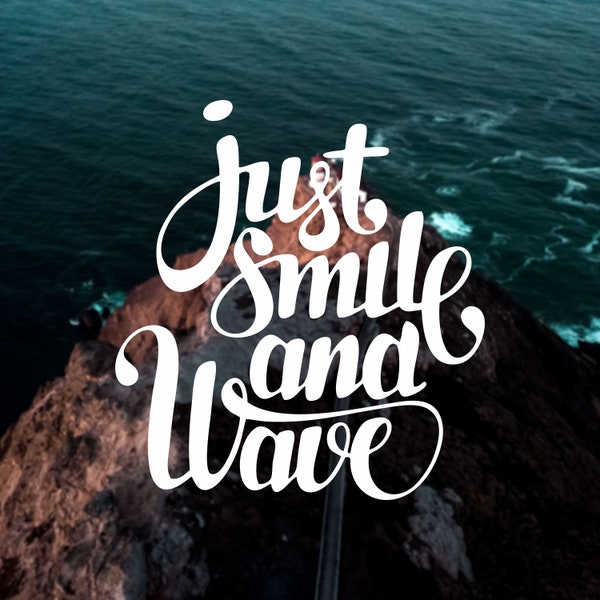 Smile and Wave - Etsy