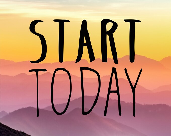 Enjoy Every Sunset Decal Quote Decal Inspiration Decal - Etsy