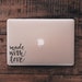 Laptop Art Vinyl Quote Decal Custom Laptop Decals Vinyl Decal Laptop ...