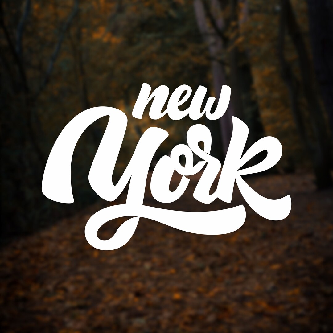 New York Vinyl Decal: NY, NYC, State Decal - Etsy