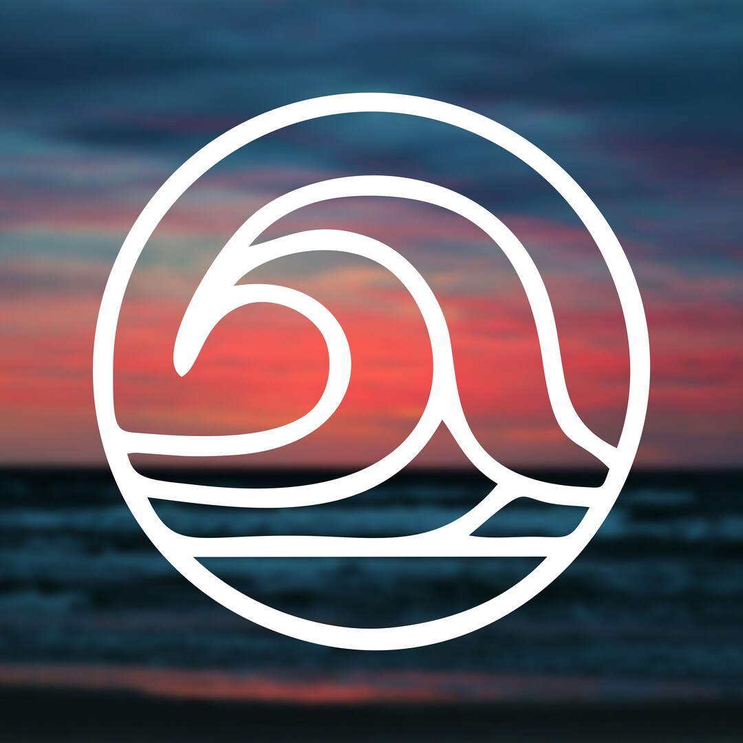 Surf Wave Decal: Ocean Car Window Sticker - Etsy