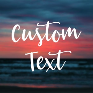 Custom Decal Personalized Decal Custom Vinyl Sticker Personalized ...