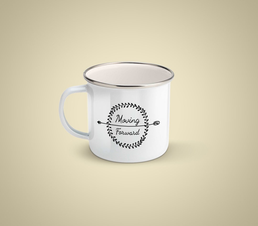 Personalized Mug, Moving Forward, Inspiration Mug, Gift for Him, Gift ...