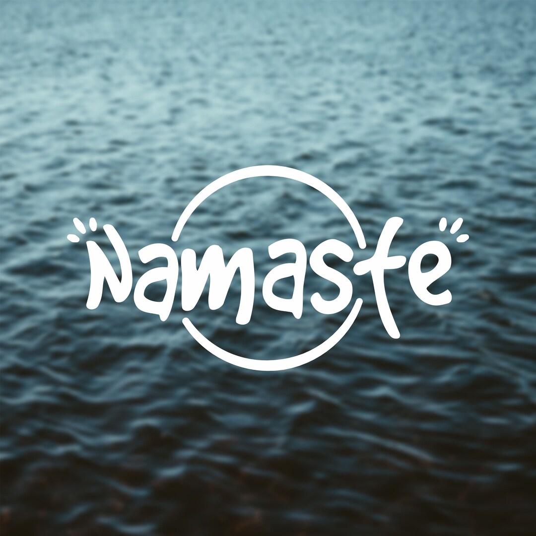 Namaste Vinyl Decal: Personalized Car, Laptop, Wall Art - Etsy