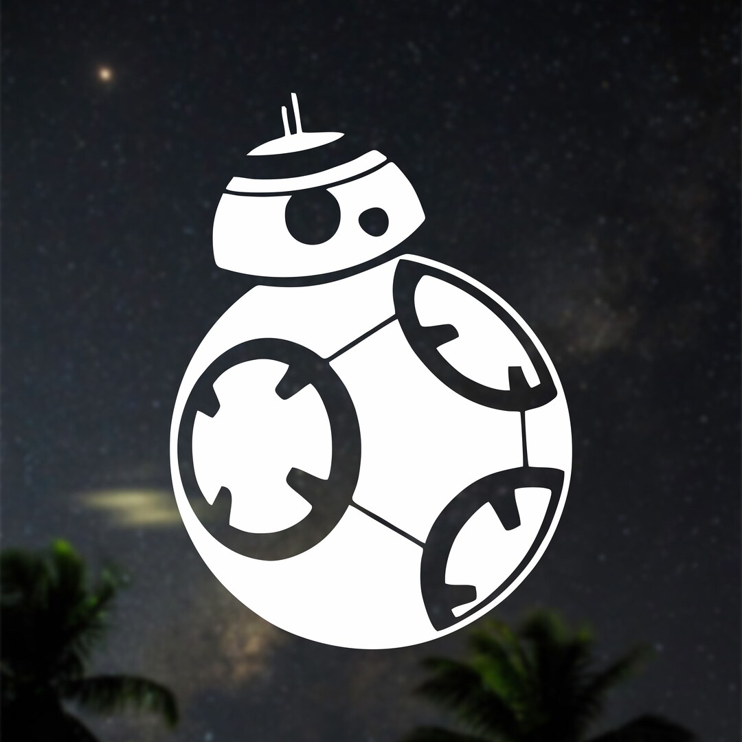 BB8 Decal Bb8 Sticker Star Wars Decal BB-8 Sticker Car Decal Laptop ...