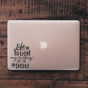 Laptop Decal MacBook Quotes Stickers Decals Inspiration Motivation Best ...