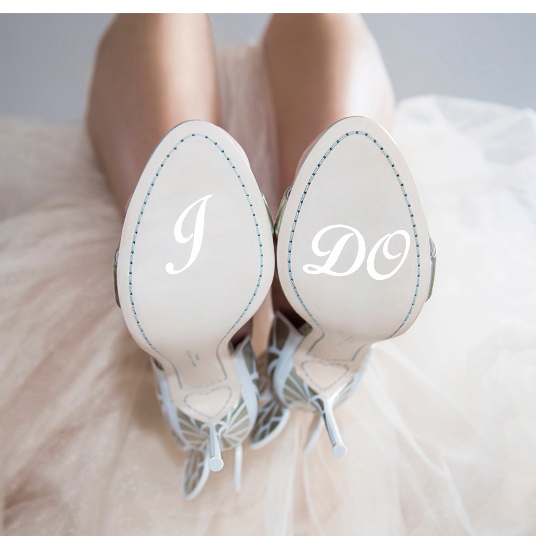 I Do Decal Wedding Decal for Shoes Vinyl Decals Shoe Heel Stickers ...