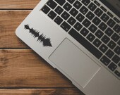 Sound Wave Sticker Laptop Stickers Macbook Vinyl Decal Sticker - Etsy