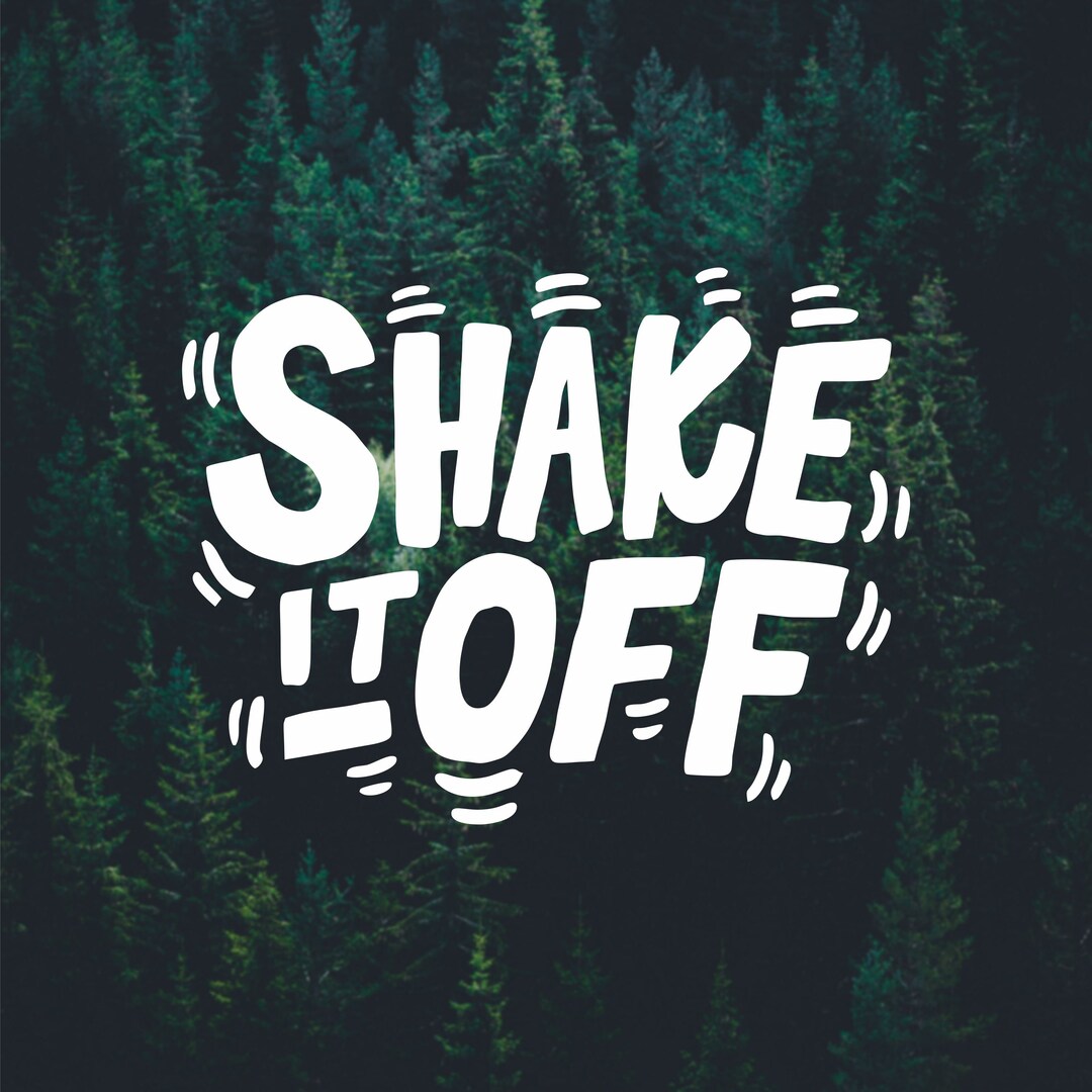 Shake It off Decal: Funny Laptop Sticker, Car Bumper Decal - Etsy
