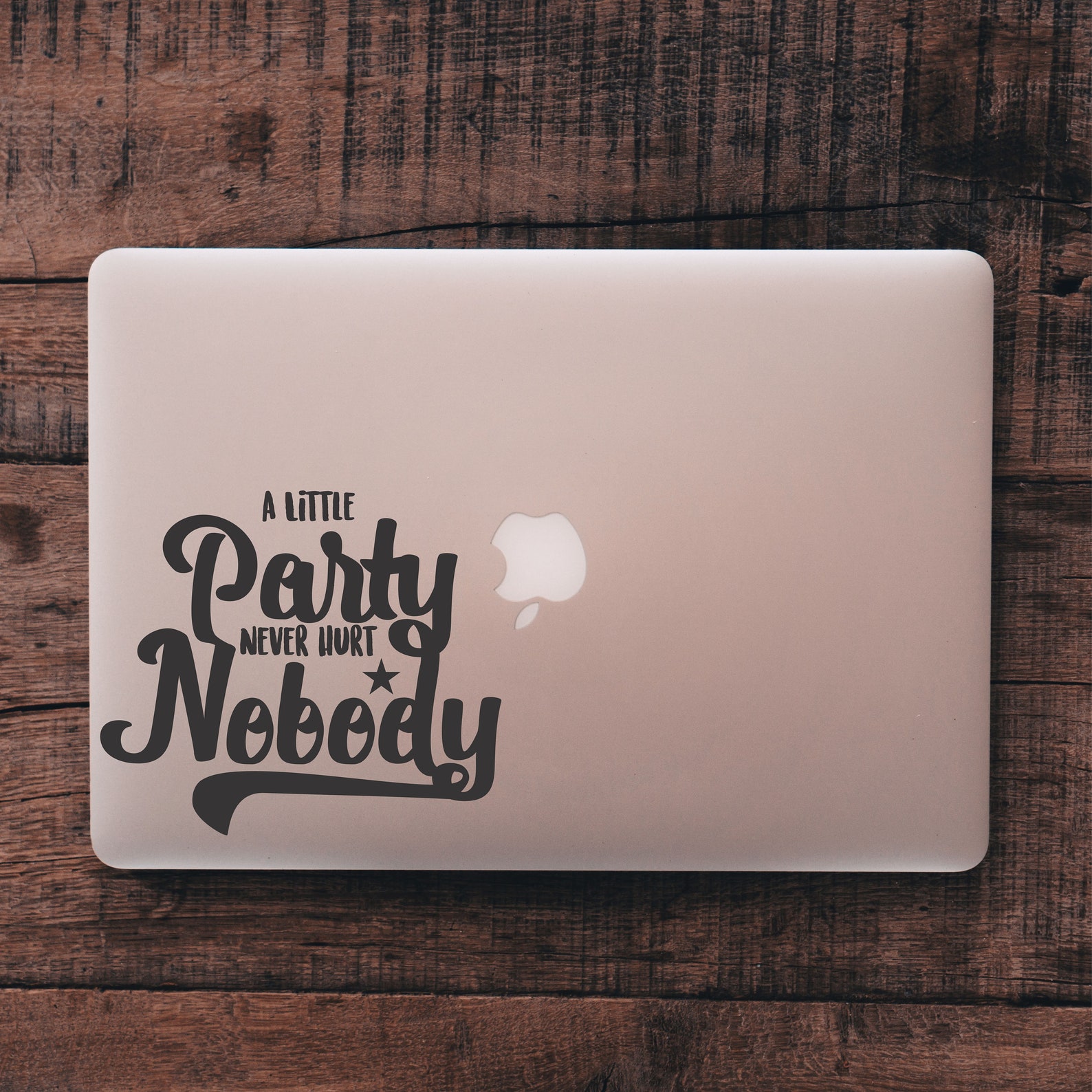 Party Decal Laptop Decal Funny Decal Laptop Sticker Macbook - Etsy