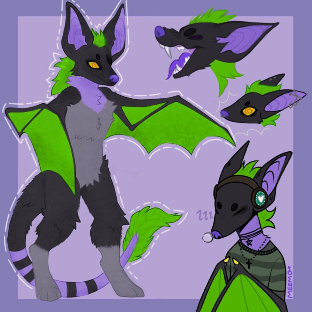 FURSONA ADOPT: Vesper Bat - Etsy