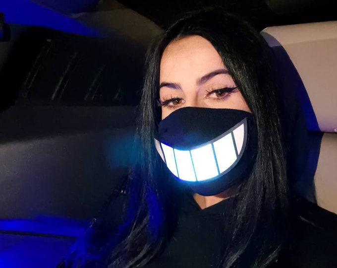 Pokemon Gengar Sound Reactive Light up White Party Mask - Etsy