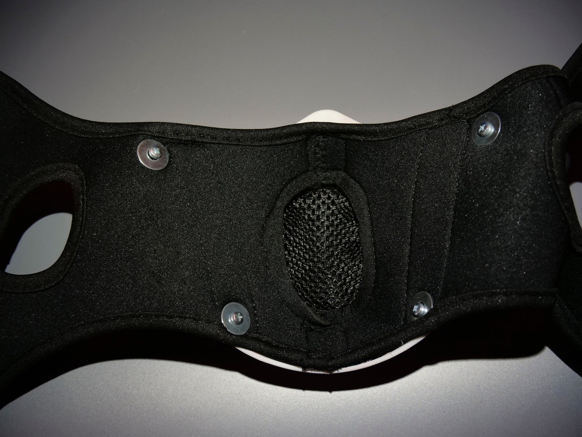 UV Mask With Sound Reactive Light up Mouth Half Face Party Cyberpunk ...