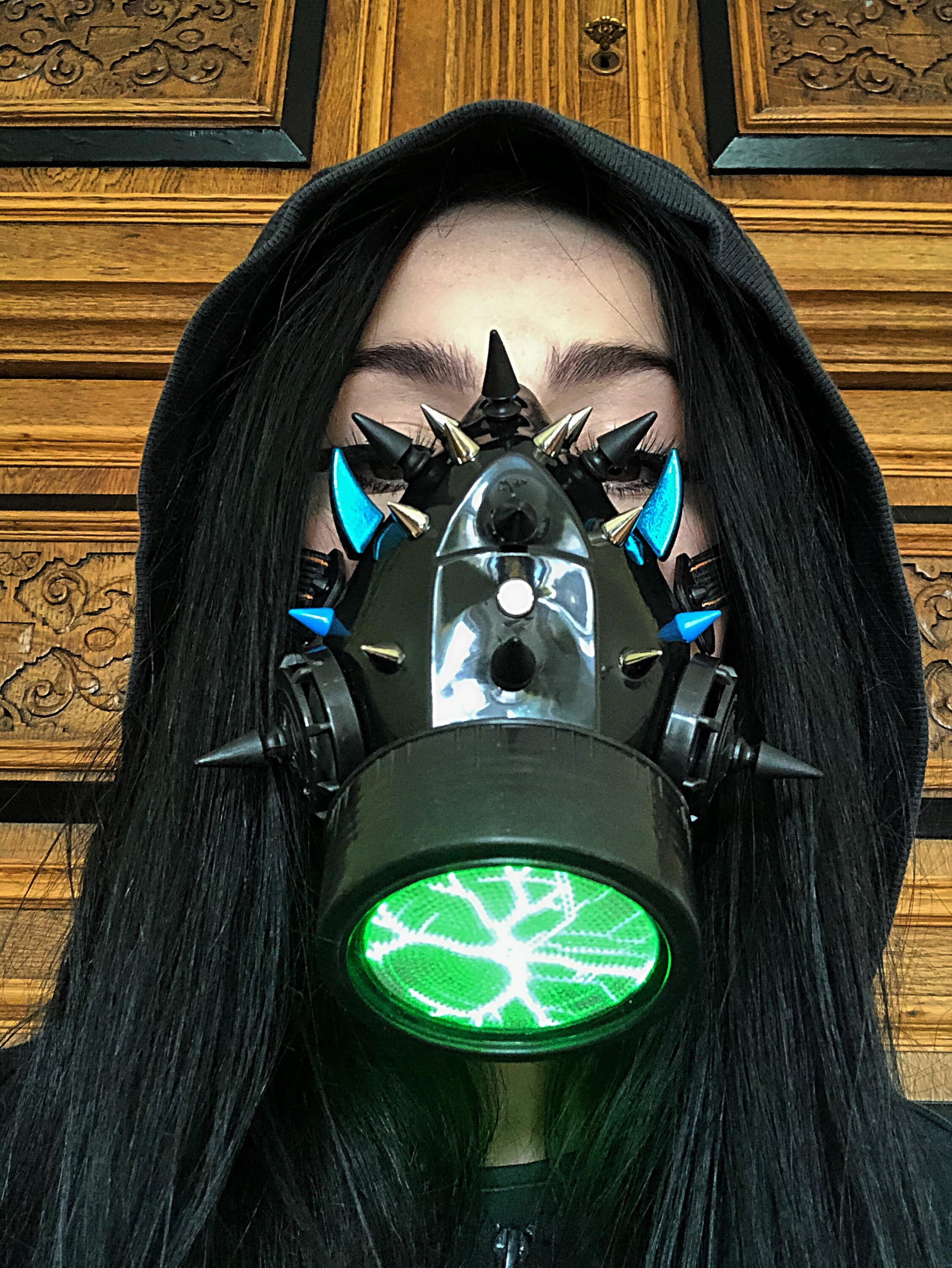 Rave Gas Mask Black