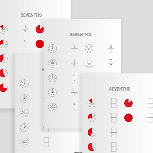 Montessori Math Addition of Fractions With Like Denominators - Etsy