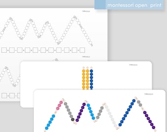 Montessori Math Subtraction Snake Game Bundle for Facts Practice - Etsy