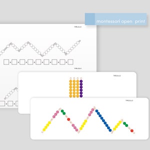 Montessori Math - Addition Snake Game - Etsy