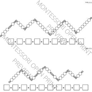 Montessori Math - Addition Snake Game - Etsy