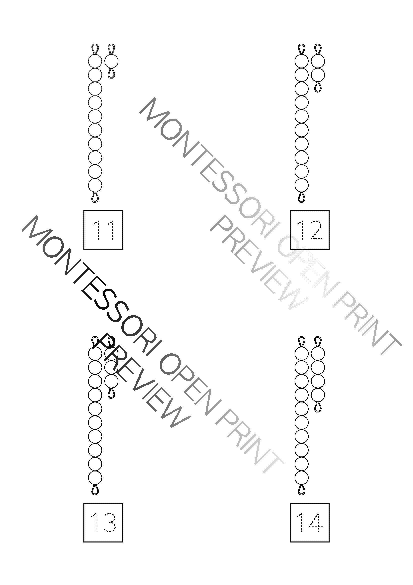 Montessori Math Teen Board - Etsy