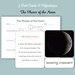 Montessori 3 Part Cards and Definitions the Phases of the Moon - Etsy