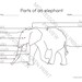 Montessori 3 Part Cards Parts of an Elephant - Etsy