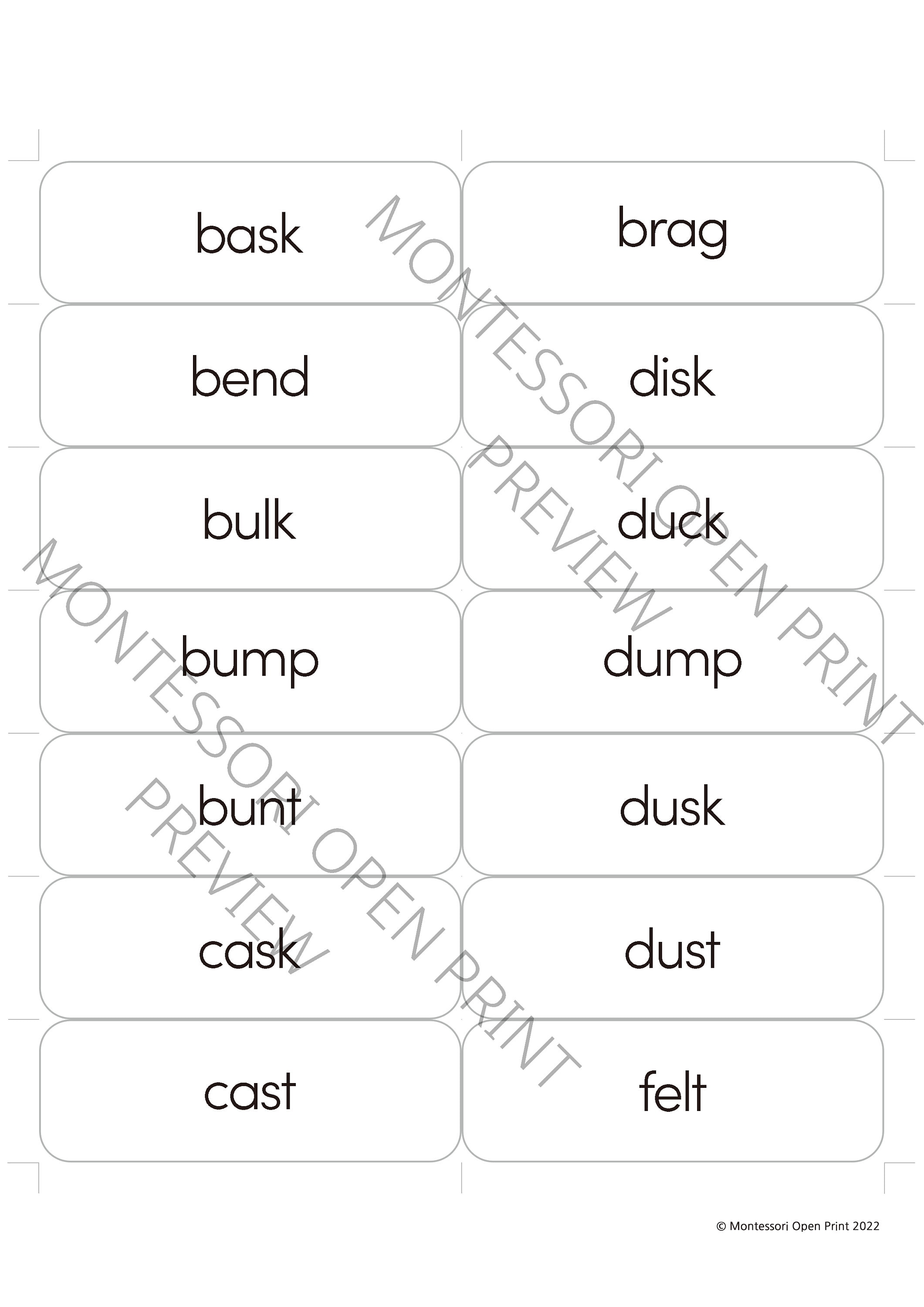 Montessori Blue Phonetic Series - Etsy