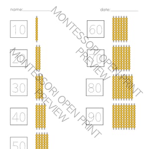 Montessori Math- Teen Boards and Ten Boards - Etsy