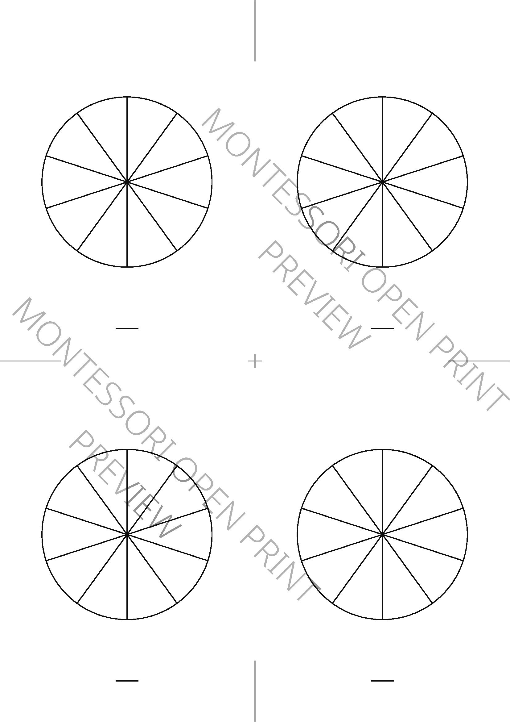 Montessori Math Names of Fractions Cards - Etsy