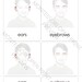 Montessori 3 Part Cards Parts of the Face - Etsy