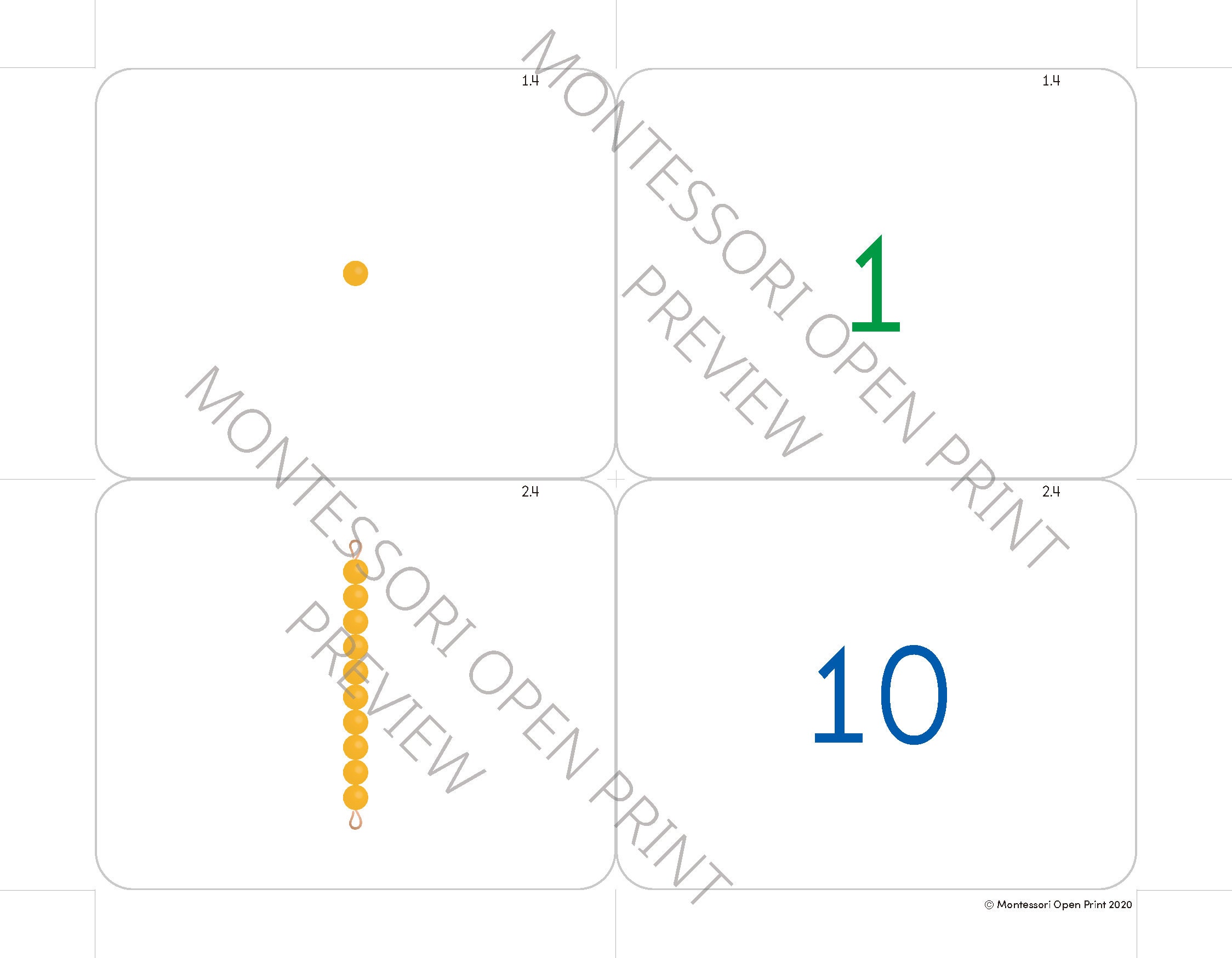 Montessori Math Introduction to Golden Beads - Etsy