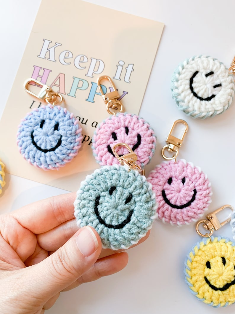 Set of 10 Party Favors Handmade Crochet Keychain Party Gift - Etsy