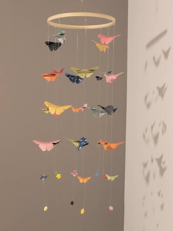 Origami Butterfly Mobile