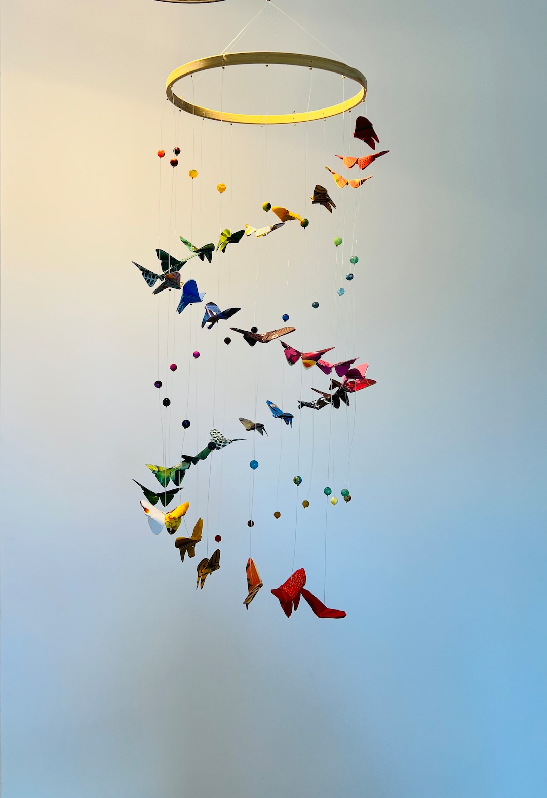 004/A - Baby Mobile / Hanging "butterfly Propeller" - Etsy