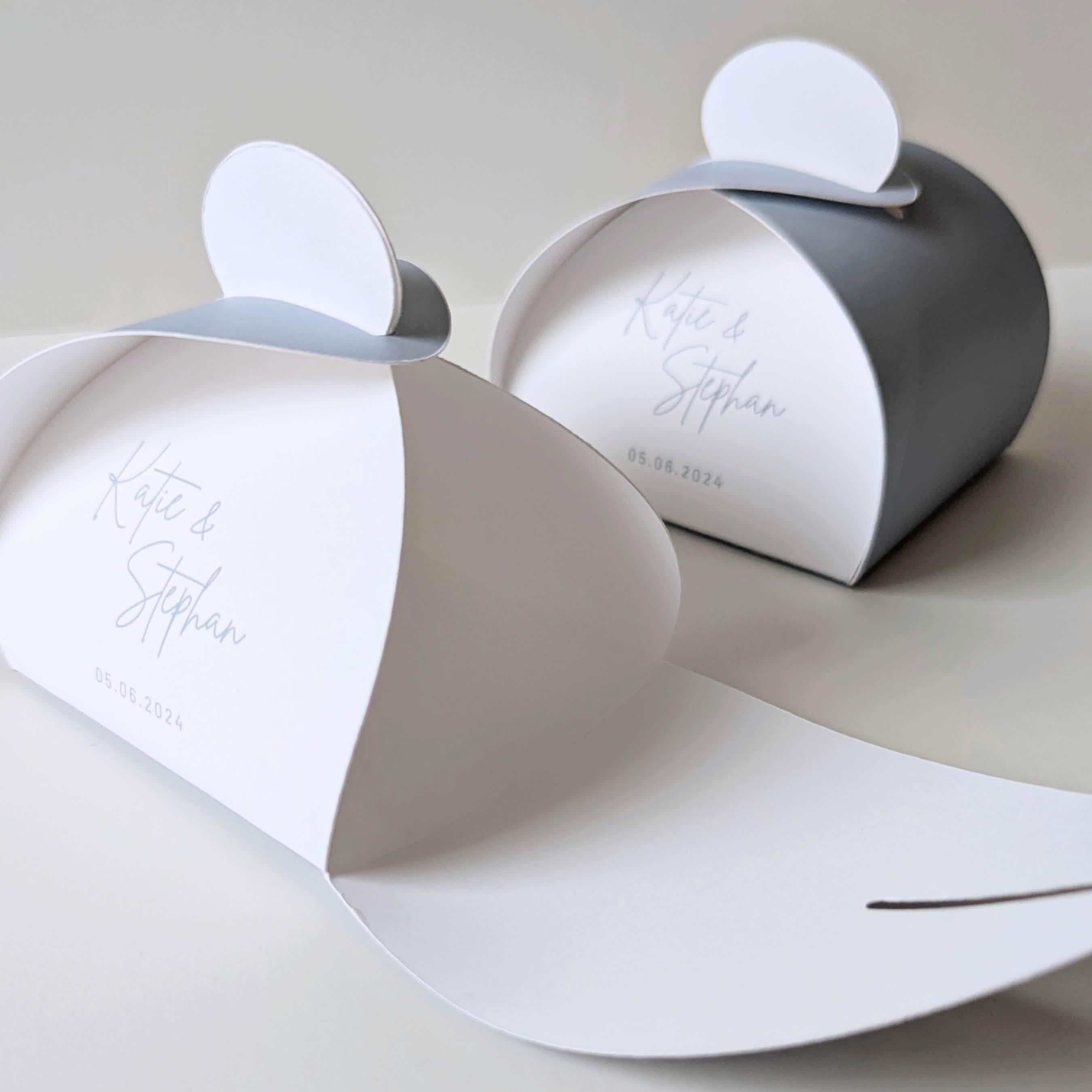 Custom Favor Boxes - Handcrafted Paper Gift Boxes for Weddings, Baby ...