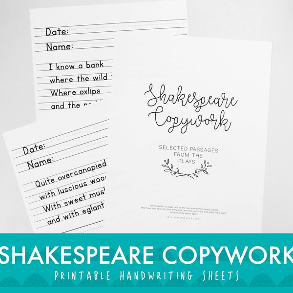 Shakespeare - Etsy