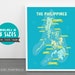 Philippine Map: Printable Poster for Kids (wall Art, Nursery Room Decor ...