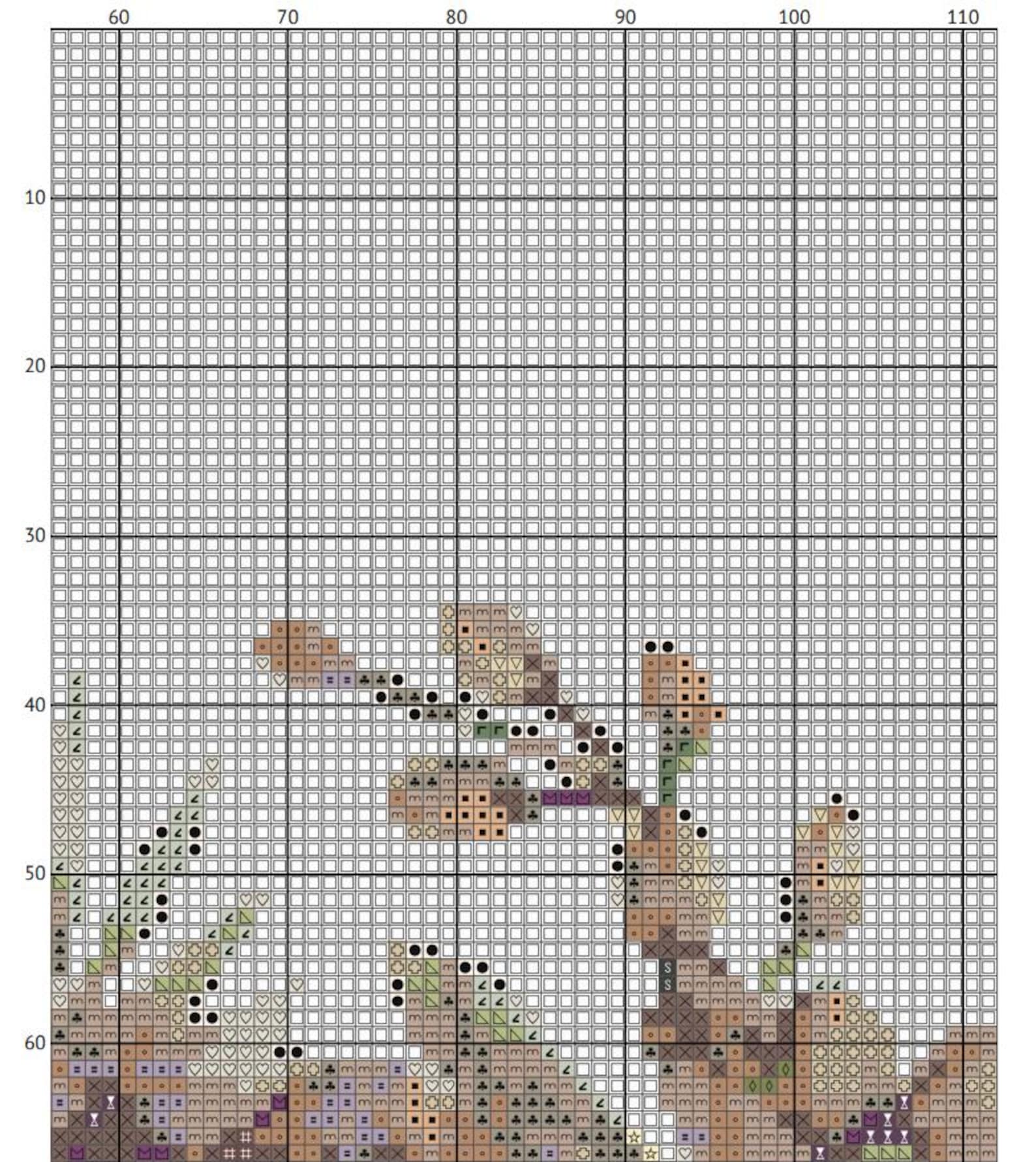 Flowers in Mason Jars, Cross Stitch Patterns Pdf, Printable Pdf Pattern ...