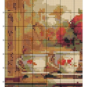 Cross Stitch Pattern Pdf Vintage Kitchen, Printable Pdf Pattern ...