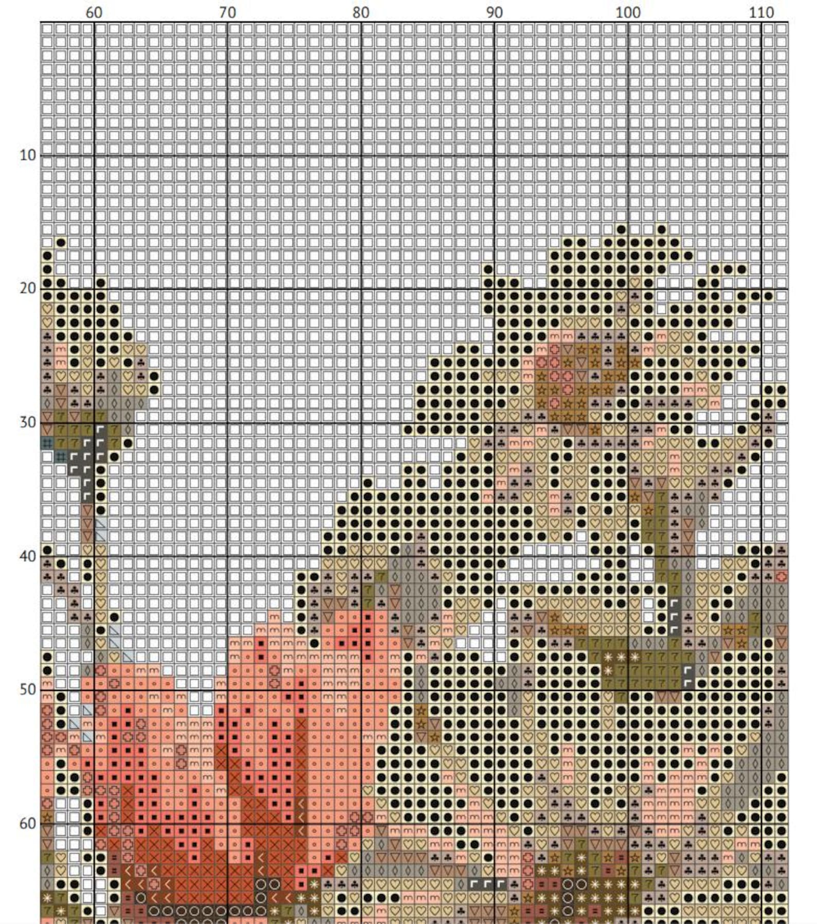 Flowers in Mason Jar, Cross Stitch Patterns Pdf, Printable Pdf Pattern ...