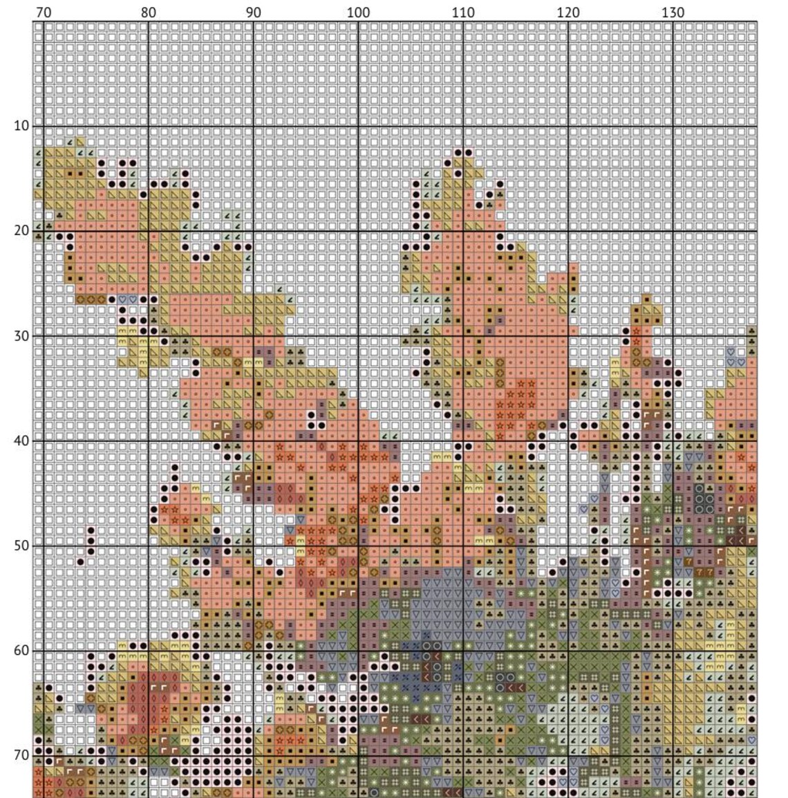 Flowers in Mason Jar, Cross Stitch Patterns Pdf, Printable Pdf Pattern ...