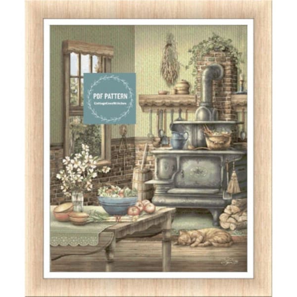 Kitchen Cross Stitch - Etsy