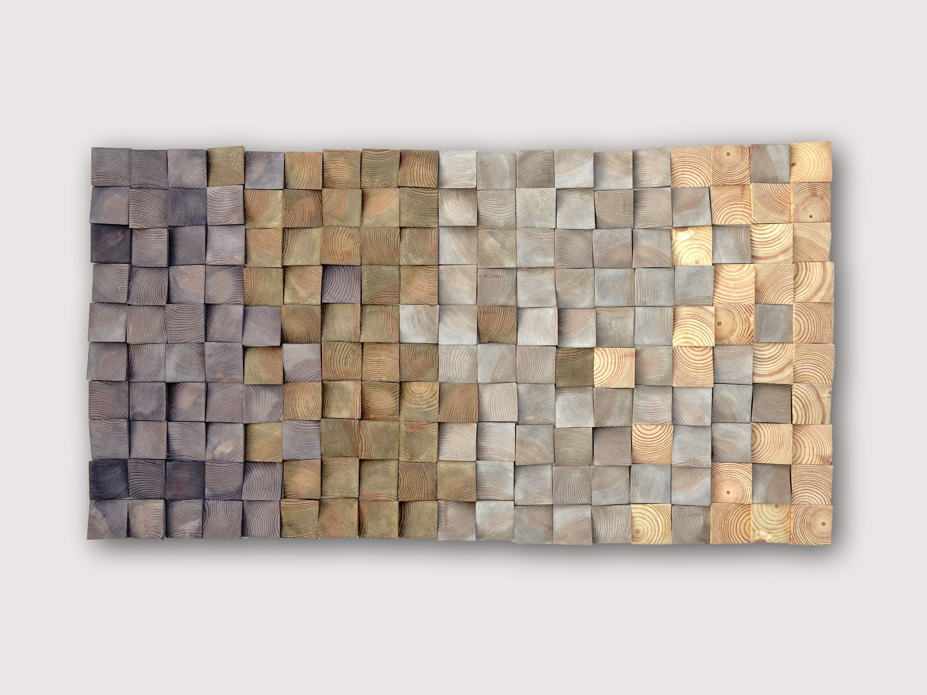 Wooden Mosaic Wall Decor Texture Wood Wall Art 3D Wall - Etsy Canada