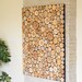 USA & CANADA ONLY, Tree Rounds Wall Panel, Reclaimed Wood Wall Art ...