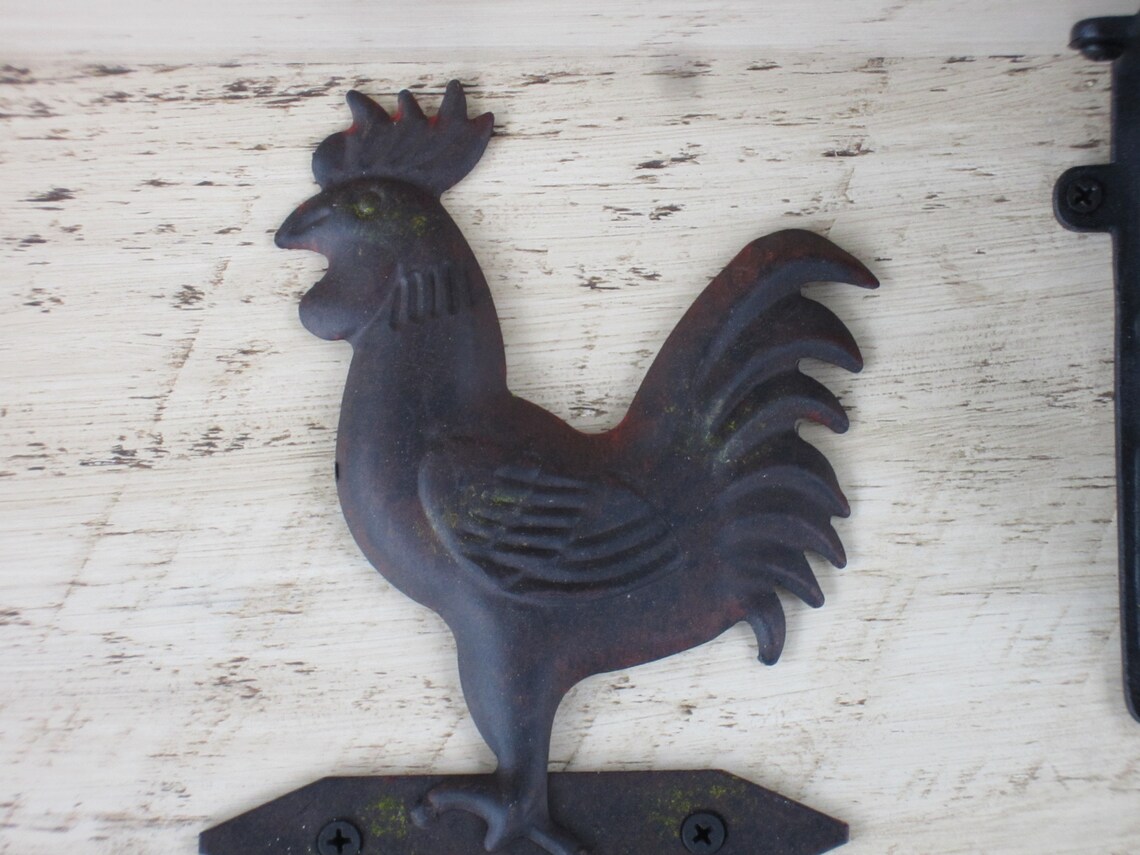 Rustic Country Rooster Coat Rack Country Kitchen Towel Rack - Etsy