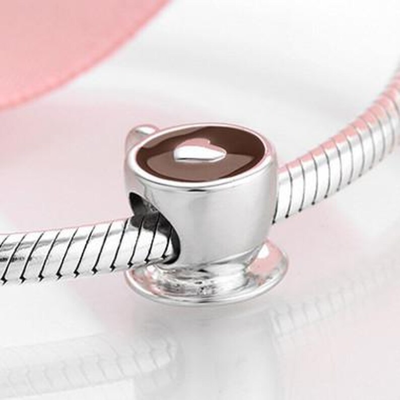 I Love Coffee Charm , Silver 925 Charm for Bracelet, Fit for Pandora ...