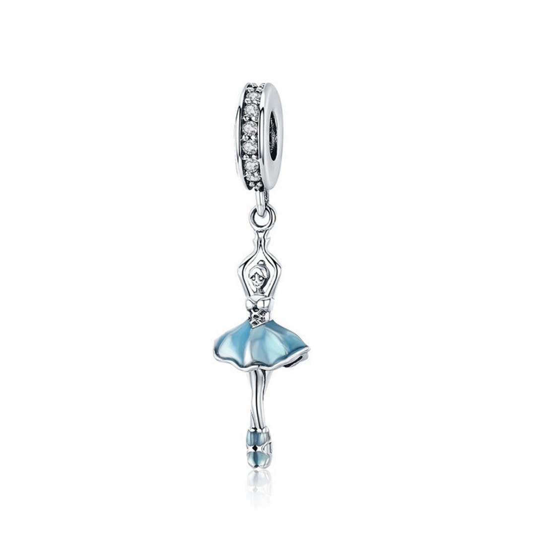 Ballet Girl Charm , Silver 925 Charm for Bracelet, Fit for Pandora ...