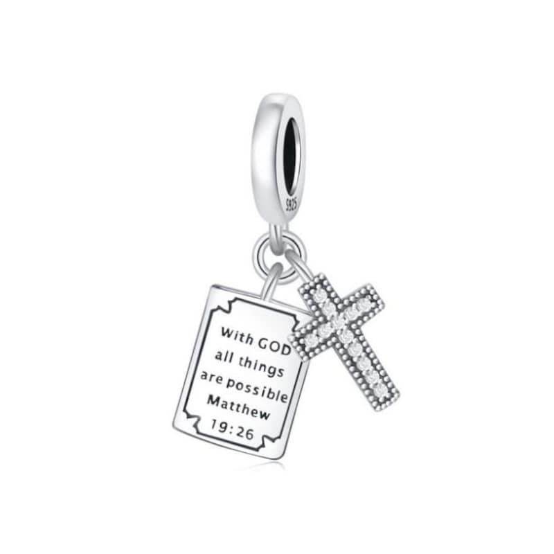 Scripture Charm Pendant - Etsy UK